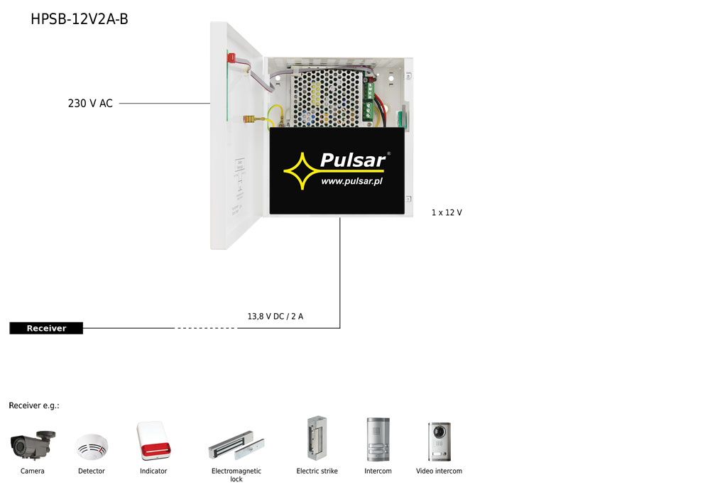 Pulsar HPSB-12V2A-B